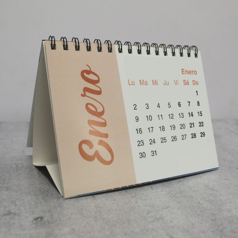 Calendario Triangular con Anillado